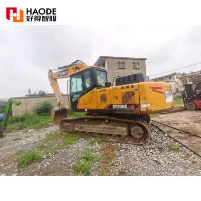 China Sany SY200C Second-Hand Excavator - 20 Ton Class Used Construction Equipment with 1-Year Warranty for sale