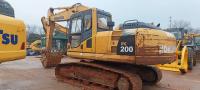 China Used Komatsu PC200-8 20 Ton Crawler Excavator with 148 HP Engine and 1.5 yd³ Bucket Capacity for sale