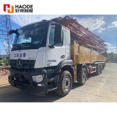 China 2019 Sany SYM5449THBE 560C-8A Concrete Pump Truck with 56m Boom and 180 m³/h Capacity on Benz Chassis for sale
