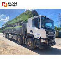 China Zoomlion 59m Concrete Pump Truck with Mercedes-Benz Chassis - 170 m³/h Capacity, 56m Boom Height for sale