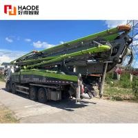 China Zoomlion 59m Concrete Pump Truck with Mercedes-Benz Chassis - 170 m³/h Capacity, 56m Boom Height for sale