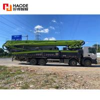 China Zoomlion 59m Concrete Pump Truck with Mercedes-Benz Chassis - 170 m³/h Capacity, 56m Boom Height for sale