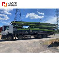 China Zoomlion 59m Concrete Pump Truck with Mercedes-Benz Chassis - 170 m³/h Capacity, 56m Boom Height for sale
