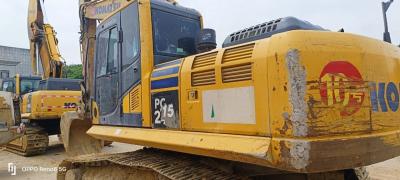 China Komatsu PC215-10 Medium Excavator 21,300kg Operating Weight 124kW Power CE Certified for sale