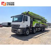 China Nongjian 56m Concrete Pump Truck with 262 HP Engine and 23,698 kg Operating Weight for Construction Projects for sale
