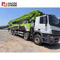 China Nongjian 56m Concrete Pump Truck with 262 HP Engine and 23,698 kg Operating Weight for Construction Projects for sale