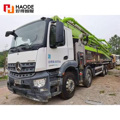 China 2020 Zoomlion 63m Concrete Pump Truck with OM470 LA5 Engine - 2000 Working Hours for sale