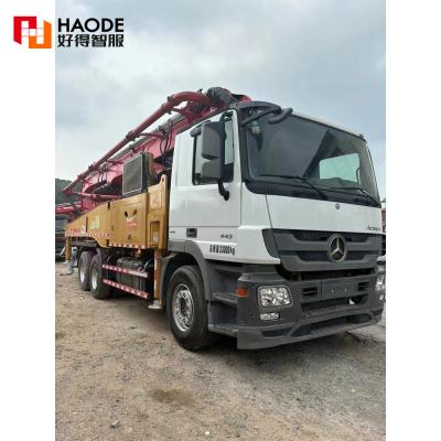 China SANYS SYM5449THBE 560C-8A Concrete Pump Truck with 56m Boom and 180 m³/h Capacity on Benz Chassis for sale
