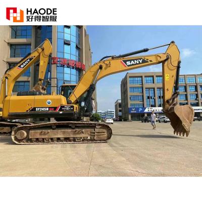 China Used Sany SY245 Excavator 24 Ton 1.2m3 Bucket Heavy Digger for Sale for sale