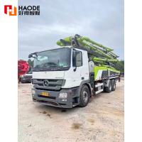 China Zoomlion 49m Concrete Mixer Pump Truck with 180m³/h Capacity and National VI Emission Standard for sale