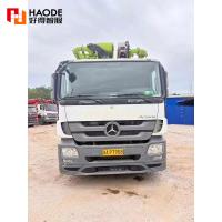 China Zoomlion 49m Concrete Mixer Pump Truck with 180m³/h Capacity and National VI Emission Standard for sale