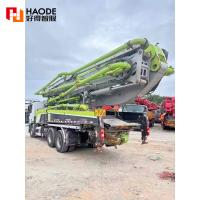China Zoomlion 49m Concrete Mixer Pump Truck with 180m³/h Capacity and National VI Emission Standard for sale