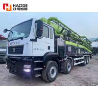 China 2021 Mercedes Benz Chassis Zoomlion 63X-7rz Concrete Pump Truck with 63m Boom Reach and 180 m³/h Capacity for sale