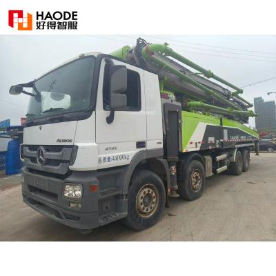 China Zoomlion ZLJ5430THBK 56m Concrete Placing Boom Pump - 180 m³/h Output, 9 MPa Pressure, 2013 Model for sale