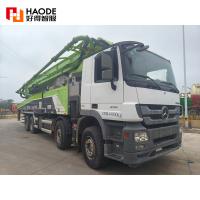 China Zoomlion ZLJ5430THBK 56m Concrete Placing Boom Pump - 180 m³/h Output, 9 MPa Pressure, 2013 Model for sale