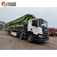 China Zoomlion Scania 63m 5-Axle Concrete Pump Truck | 331KW Diesel Engine | 180 m³/h Capacity for sale