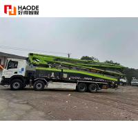 China Zoomlion Scania 63m 5-Axle Concrete Pump Truck | 331KW Diesel Engine | 180 m³/h Capacity for sale