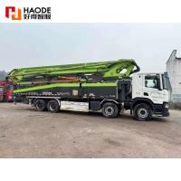 China Zoomlion Scania 63m 5-Axle Concrete Pump Truck | 331KW Diesel Engine | 180 m³/h Capacity for sale