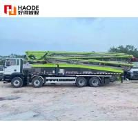 China Zoomlion ZLJ5430THBK 56m Boom Concrete Pump Truck with 180 m³/h Output and Scania P420 Chassis for sale