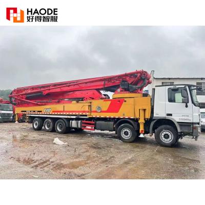 China SANY 72m Mounted Concrete Pump Truck 315KW Diesel Used Mobile Sale for sale