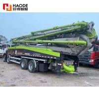 China Used Zoomlion 2021 Concrete Pump Truck 37m Boom 228kW Diesel Engine 100/60 m³/h Capacity for sale