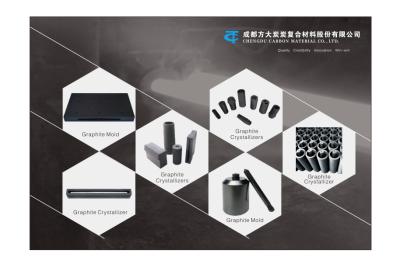 China Isostatic Graphite Crystallizer Graphite Molds For Casting Metal Brass And Bronze for sale