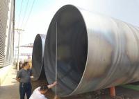 China Spiral Submerged Arc Welding Steel Pipe For Scaffolding ASTM A252/A53 Standard Wide Diameter Range for sale