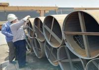 China Corrosion Resistant LSAW Steel Pipe with Black Paint Coating and Bevel Ends for Structural Applications for sale