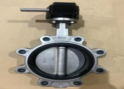 China DIN Standard Bolted Bonnet Butterfly Valve with Manual Operation for Pipelines for sale