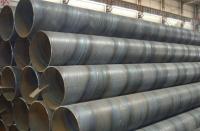 China S235jr Grade SSAW Steel Pipe with 219.1mm-2540mm Diameter and 5mm-25.4mm Wall Thickness for Construction and Oil Gas Delivery for sale