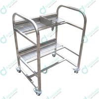 China FUJI NXT Series Aluminum Alloy Rolling SMT Feeder Carts for sale
