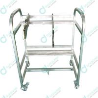 China Stainless Steel 800mm High 40 Pieces JUKI Feeder Trolley for sale