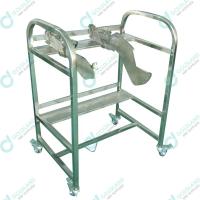 China Stainless Steel 800mm High 40 Pieces JUKI Feeder Trolley for sale