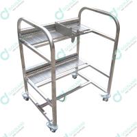 China 2 Layer Four wheel FUJI NXT Series SMT Feeder Carts for sale