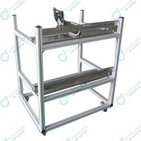 China Four Wheel Two Layer Stainless Steel  Mirae SMT Feeder Carts for sale