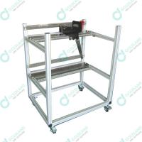China Four Wheel Two Layer Stainless Steel  Mirae SMT Feeder Carts for sale
