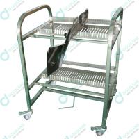 China Universal Stainless Steel SMT Machine Feeder Storage Trolley for sale