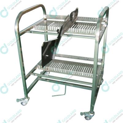 China Universal Stainless Steel SMT Machine Feeder Storage Trolley for sale