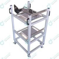 China Universal Stainless Steel SMT Machine Feeder Storage Trolley for sale