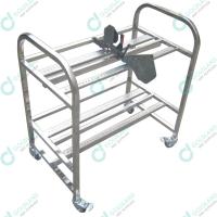China Two Layer 400 Pieces Used Sanyo SMT Feeder Carts for sale