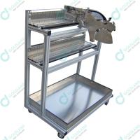 China Aluminium Alloy SMT Feeder Trolley For Samsung SM Series Feeders for sale