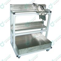 China Aluminium Alloy SMT Feeder Trolley For Samsung SM Series Feeders for sale