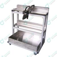 China Aluminium Alloy SMT Feeder Trolley For Samsung SM Series Feeders for sale