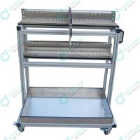 China Aluminium Alloy SMT Feeder Trolley For Samsung SM Series Feeders for sale