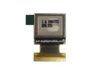 China Light Blue OLED Display Panel 64 x 68 0.66''  ISO14001 Approved 6 O'Clock Direction for sale