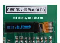 China Transparent OLED Display Module 0.69 Inch 96x16 Support I2c SSD1306 I2C Interface for sale