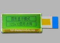 China 54.8mm * 19.1mm Viewing Custom LCD Module 122 x 32 Positive Graphic Display for sale
