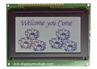 China LED White LCD Display Module Resolution 128 x 64 6800 Series Interface for sale