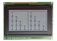 China LED White LCD Display Module Resolution 128 x 64 6800 Series Interface for sale