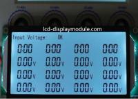China Three Lines Series TN LCD Panel Screen 52 Digits Monochrome Segment White LED for sale